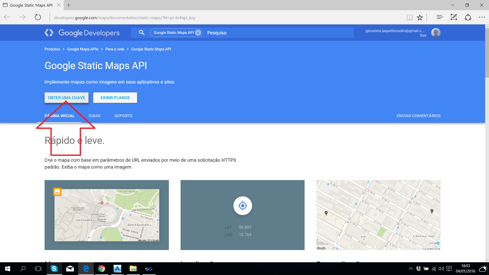 Get Google Maps Key